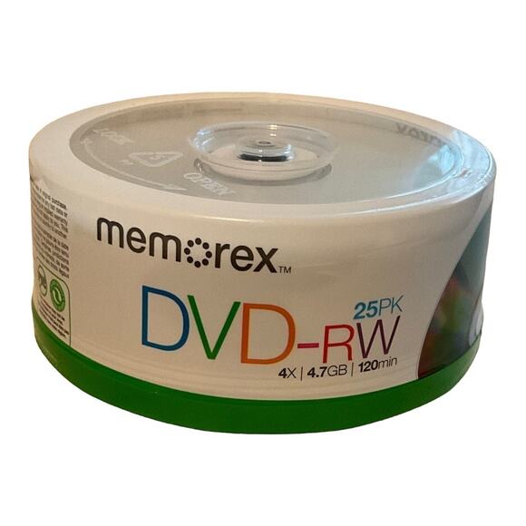 Memorex | Portable Audio & Video | New Sealed Memorex Dvdrw 25 Pack ...